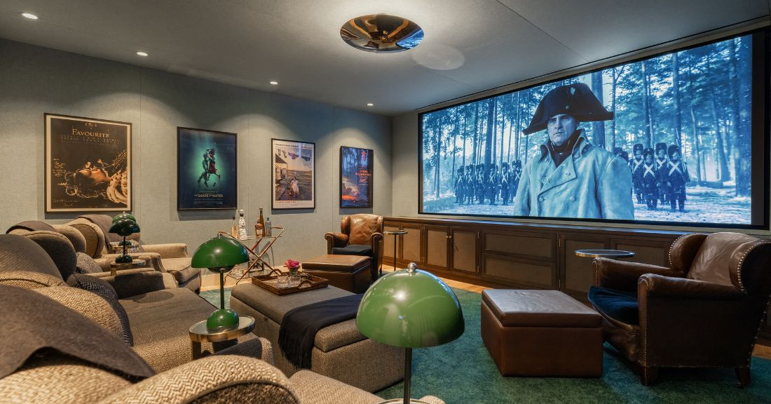 June Street Media Room: Design Meets Immersion | CEDIA